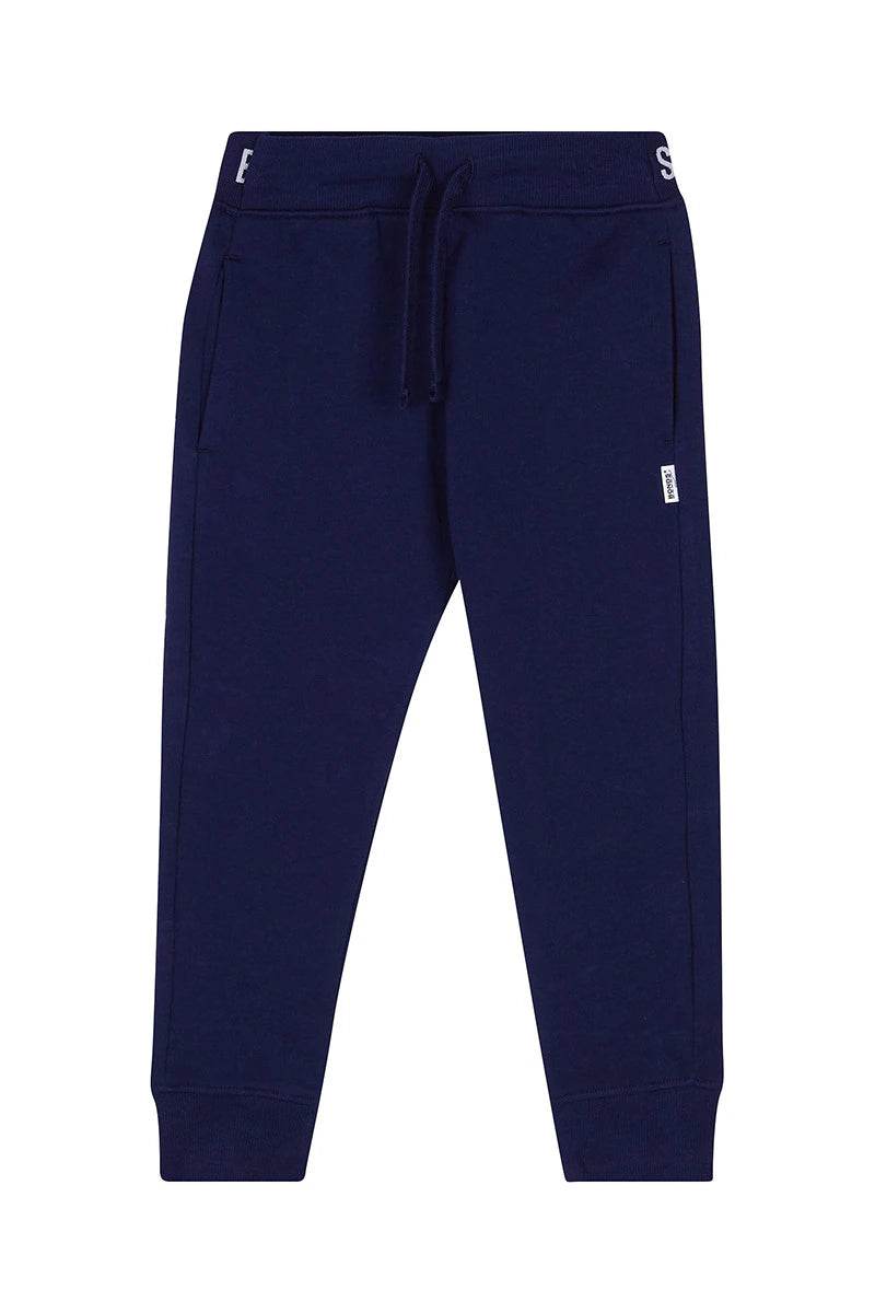 Bonds Logo Fleece Trackie - Black Sea Navy – Outlet Shop For Kids